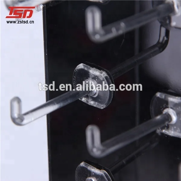 Acrylic Rotating Keychain Display Stand - Modern & Clear