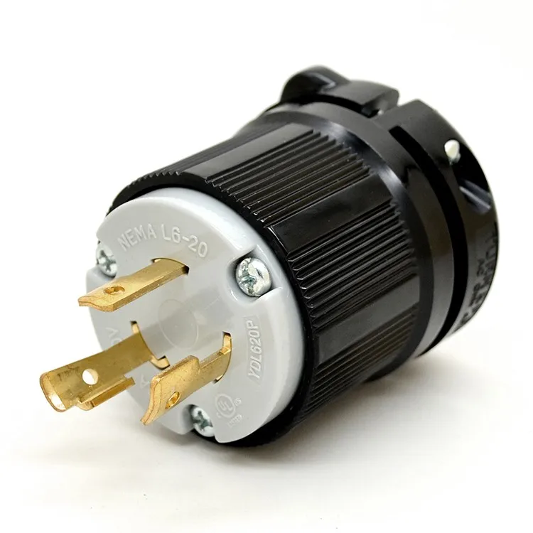 Ul Listed 2 Pole 3 Wire 20amp 120v Plug Wiring Nema Plug Grounding ...