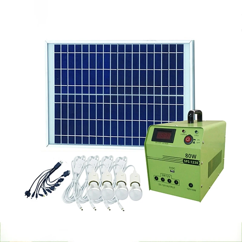 Portable Rechargeable Led Solar Kit 45w Powerful Home Lighting Solar ...