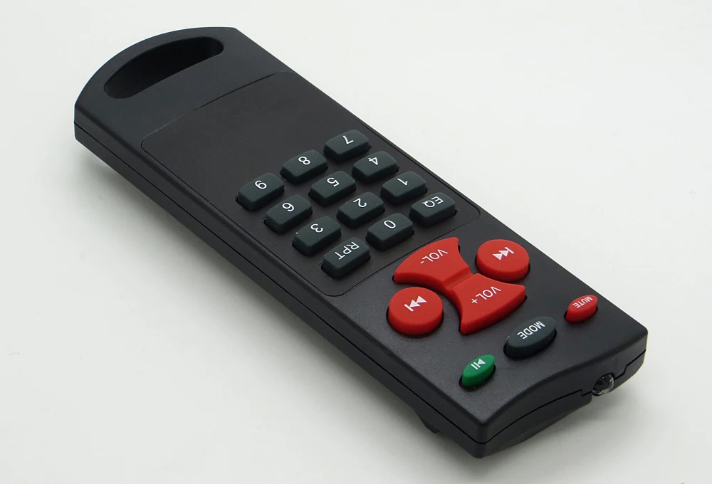 Aaa Battery Powered 19 Keys Black Ir Remote Control For Tv Set Up Box