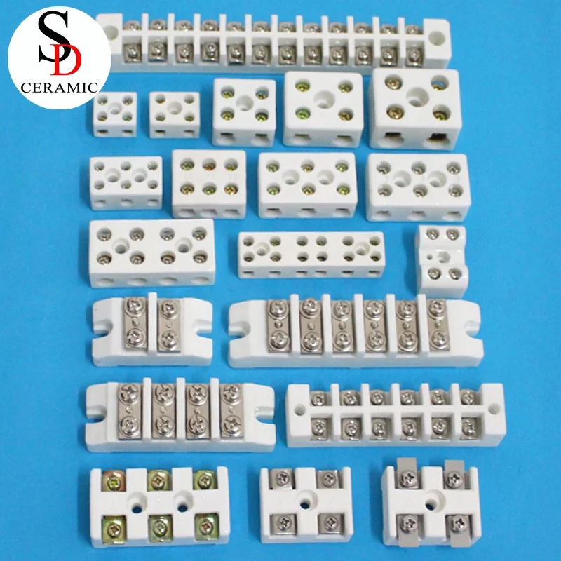High Temperature Insulated Ceramic Terminal Block Connector - Buy ...