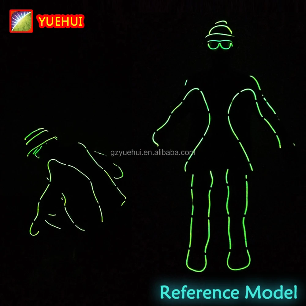 Chinese Got Talent Fluorescent Dance Flashlight Cold Light Decoration ...