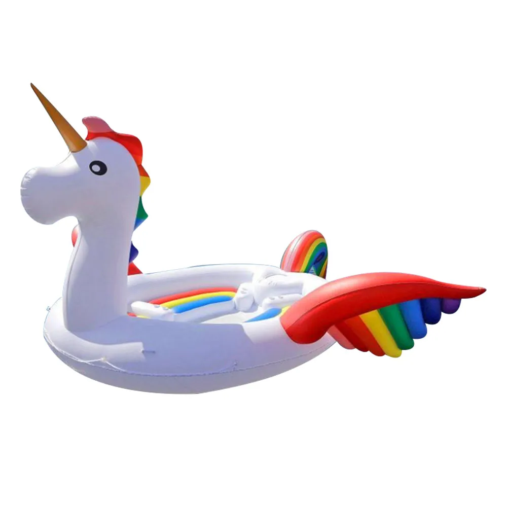 Flutuador inflável para piscina, mais de 9 pés de alta qualidade para ...