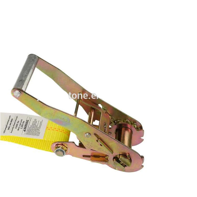 Ratchet Strap Cargo Lashing Buckles Trailer Tie Down Heavy Duty Cargo ...