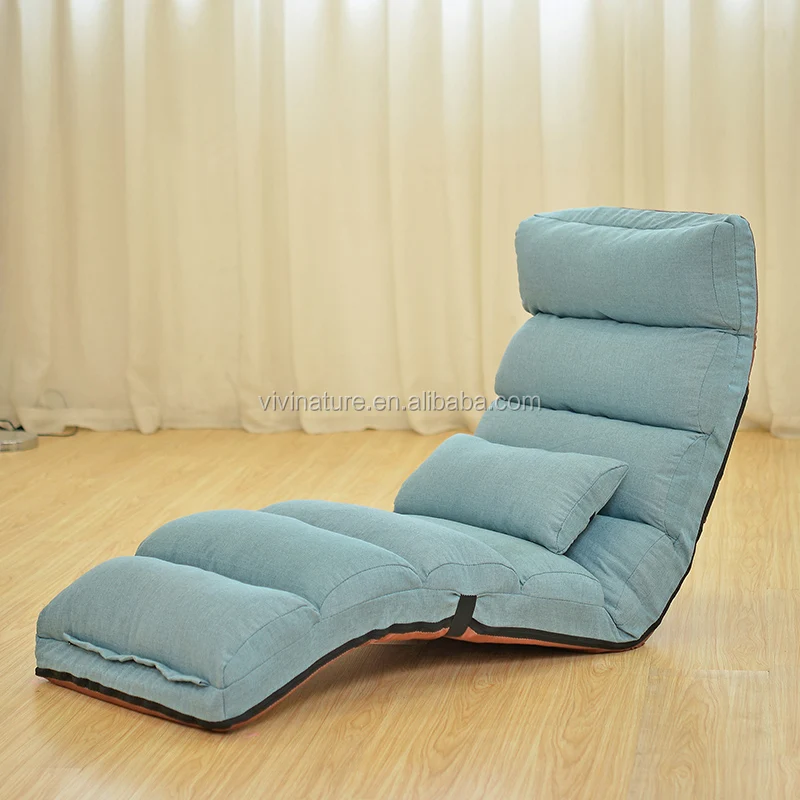 Colorful Adjustable Fabric Floor Lounge Portable Folding Legless Floor ...