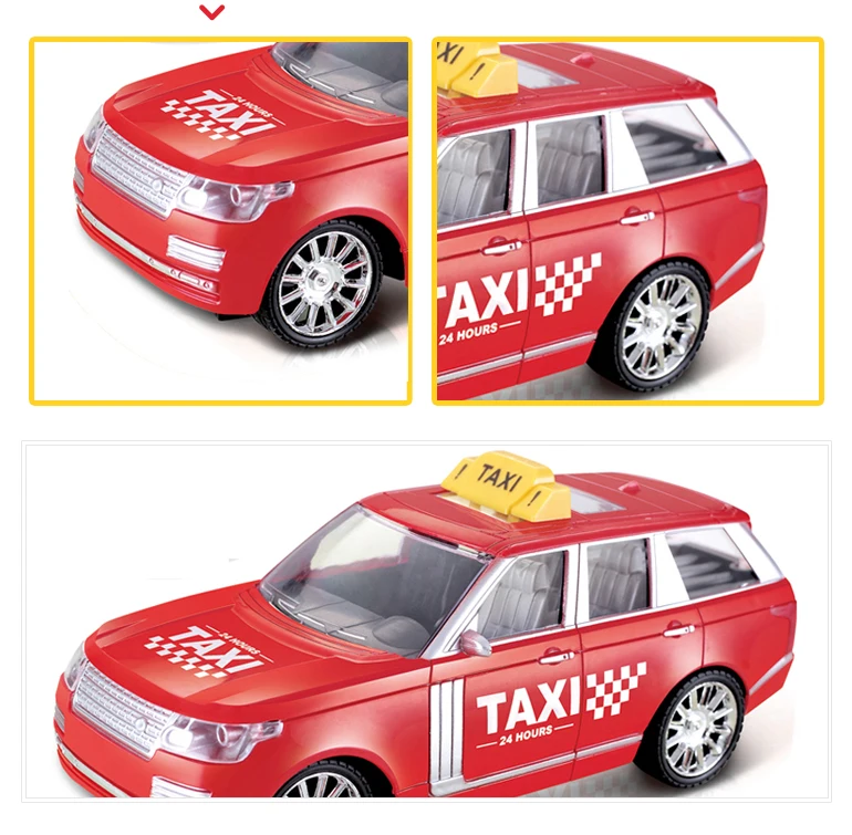 Best Sale 4 Channel Children Toys Remote Control Electric Car Taxi ...