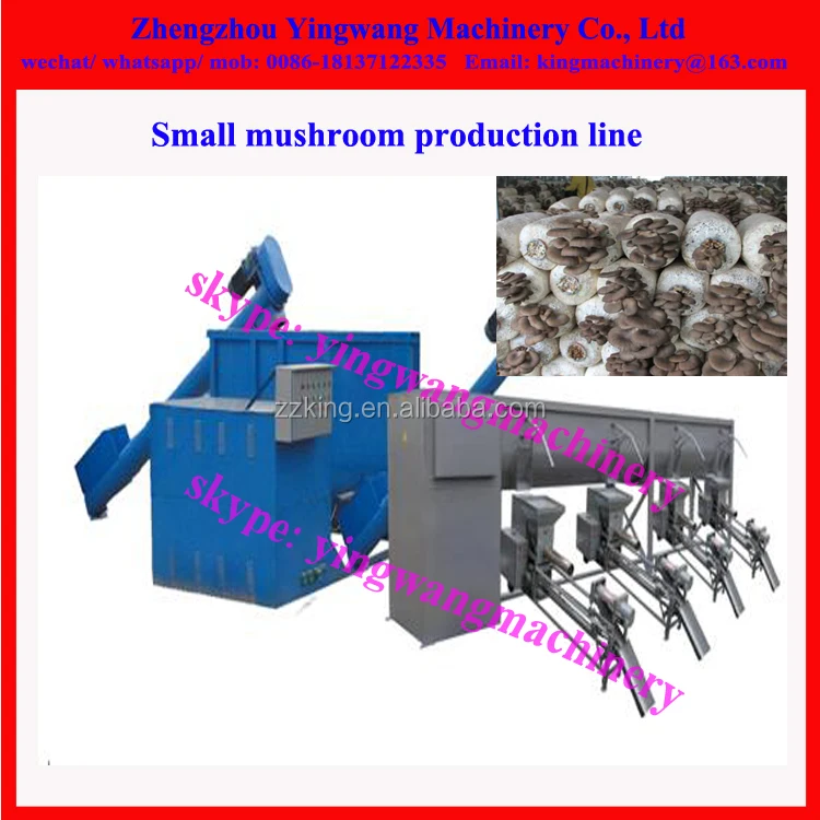 Small Mushroom Production Line / Small Filling Machine For Mushroom ...