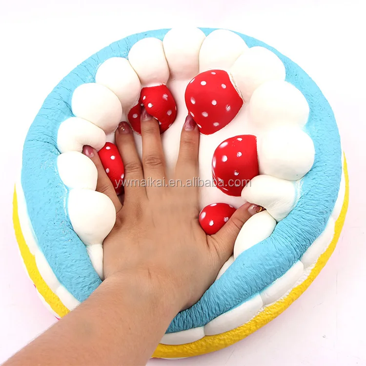 High Quality Super Big Size Jumbo Squishy Round Colorful Cake For Kids ...