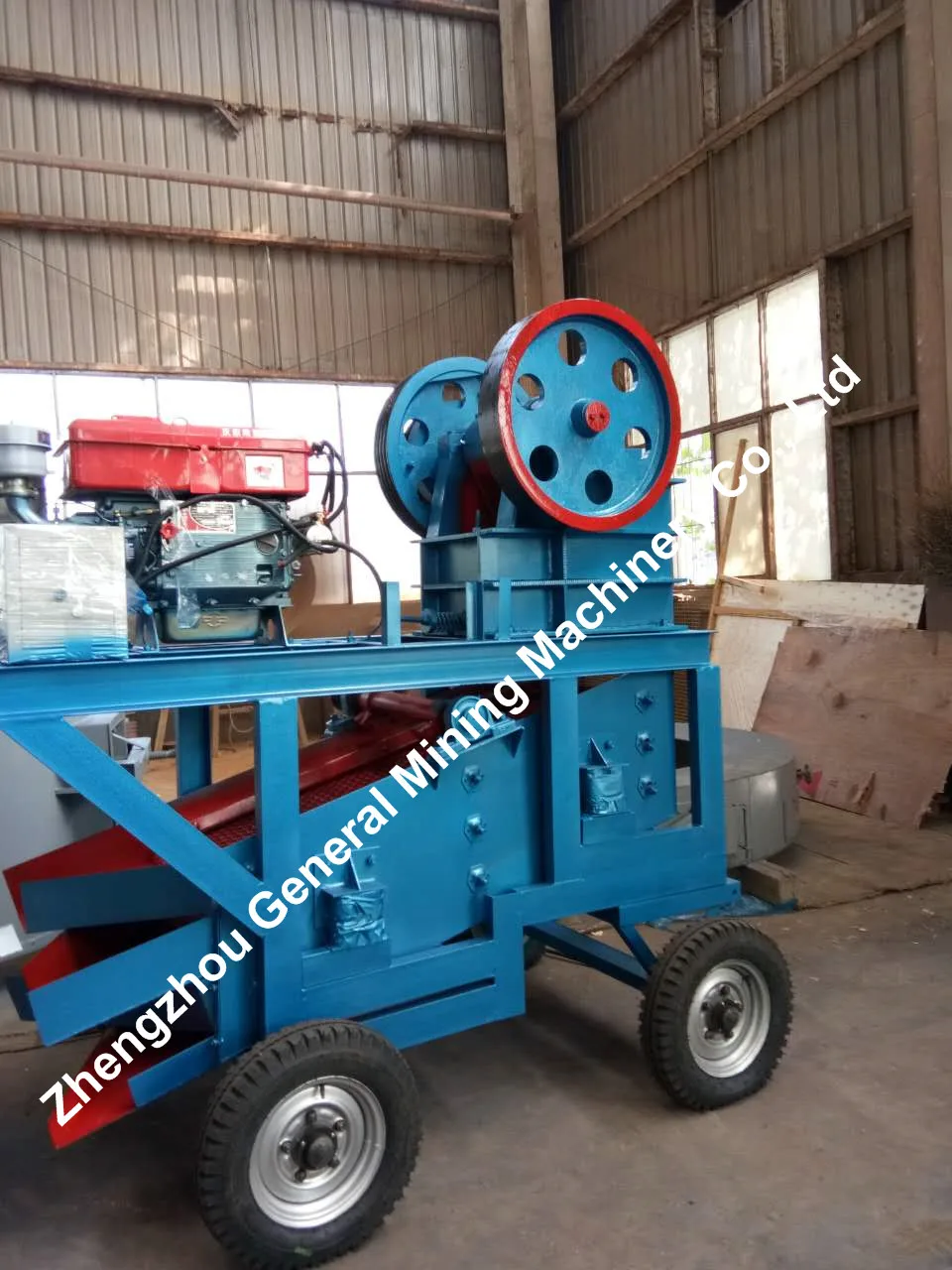 Small Mini Concrete Rock Jaw Crusher Portable Small Diesel Engine Jaw ...