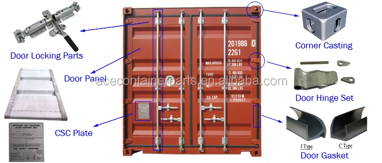 One Stop Supplier ISO Shipping Container Spare Parts Products from ACE ...