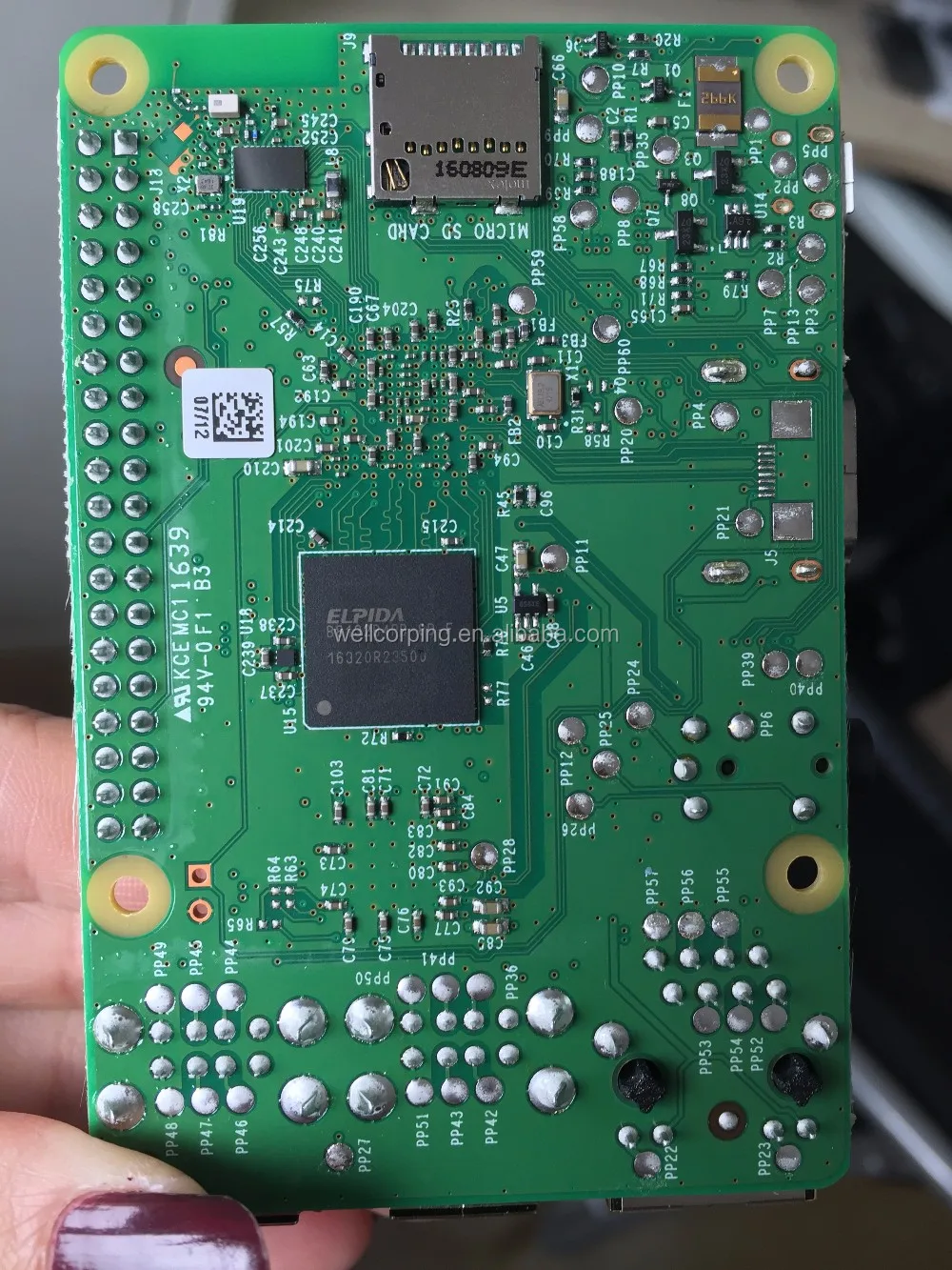 Uk Original Raspberry Pi 3 Model B Supports Wifi And Wireless Element ...