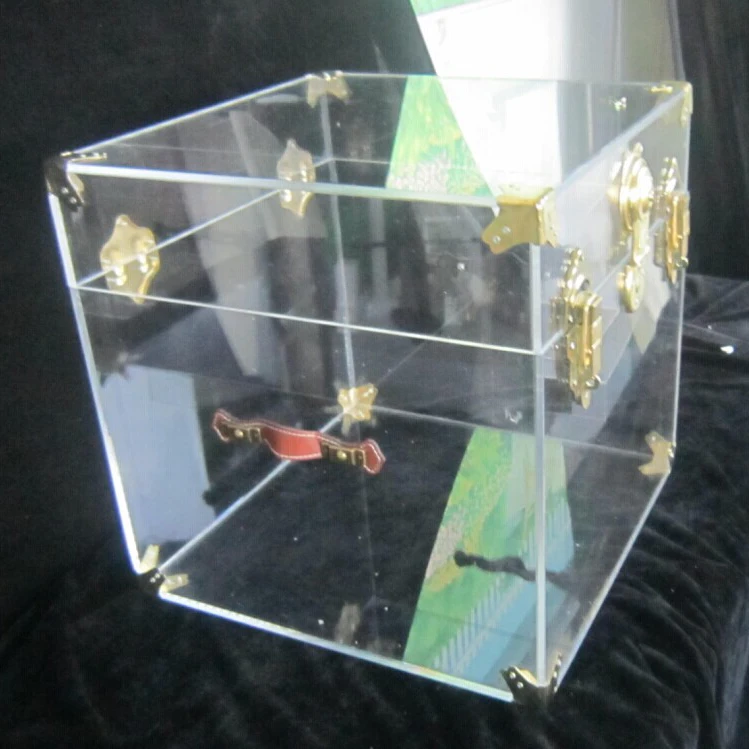 Luxury Acrylic Trunk Box - Modern Storage Solution