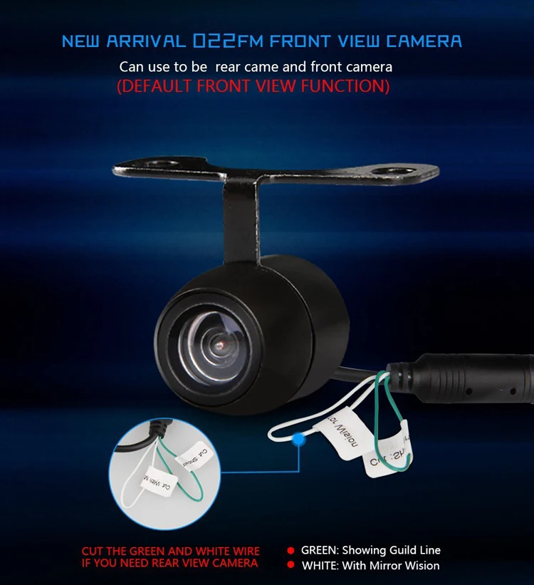 Universal Dual View Car Camera - Waterproof & High Res