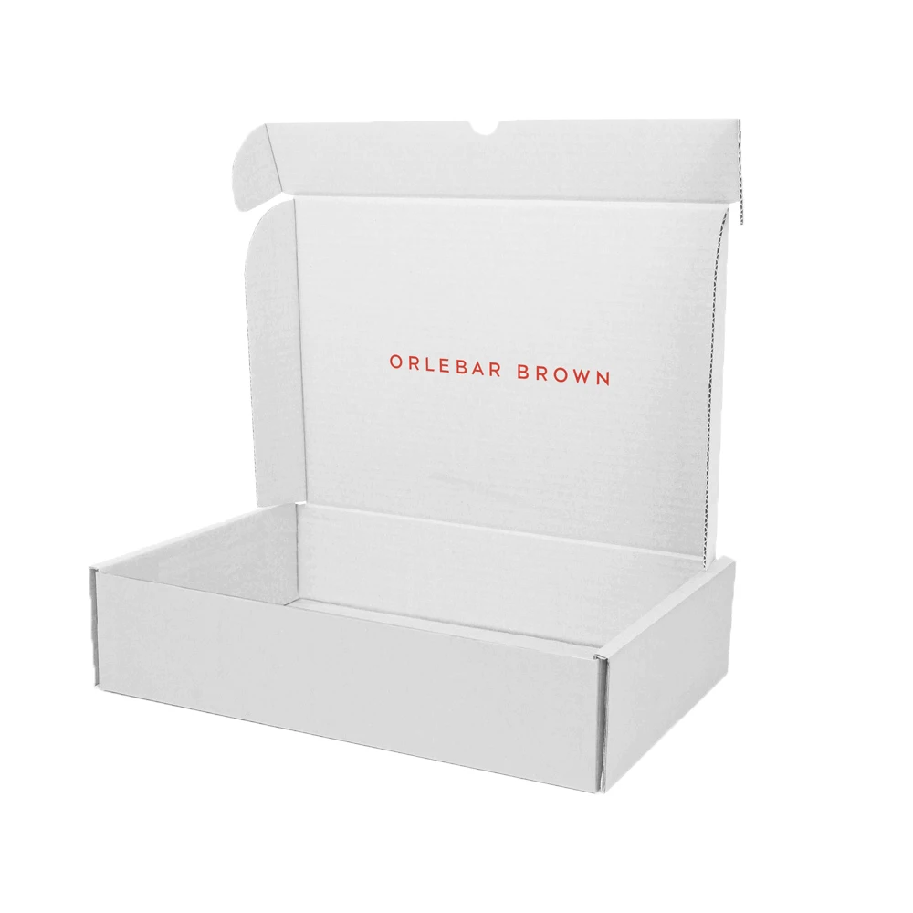 Plain White Corrugated Airplane Packaging Box for E-commerce