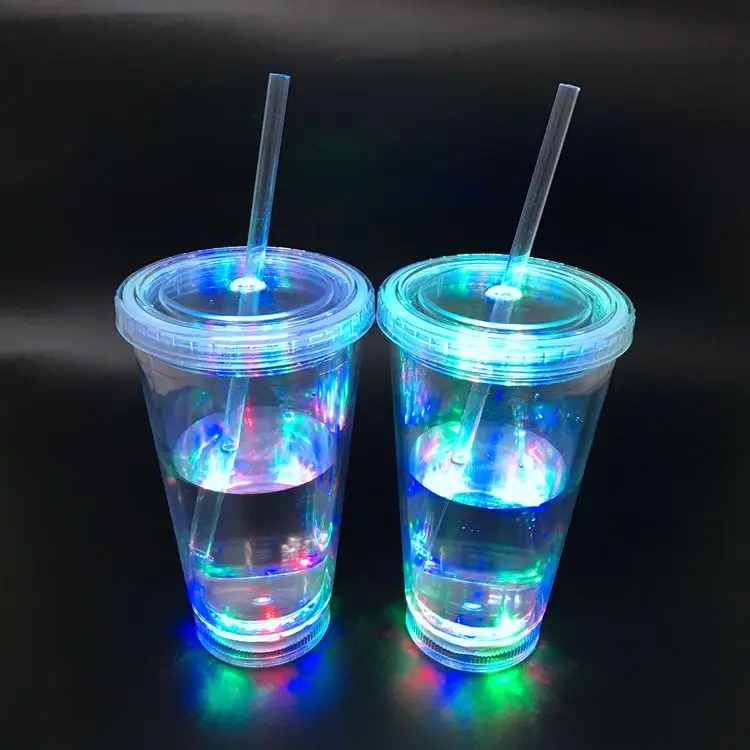 LED Cup - Customizable 450ml Party Decoration with Lids