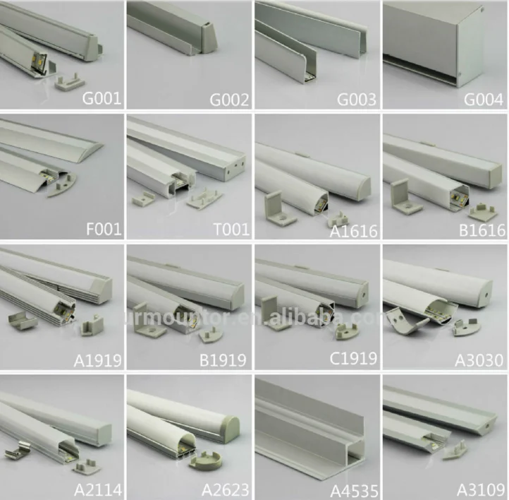 Led Aluminum Extrusion G003 For 8mm Glass Edge Lighting - Buy Led ...