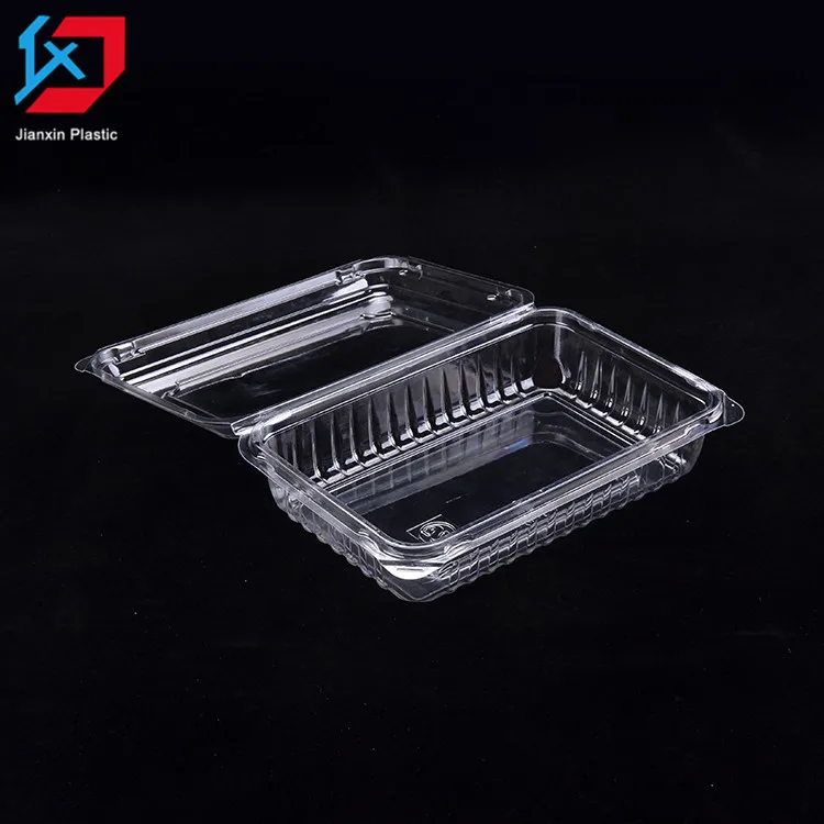 Contenedor de plástico transparente para frutas, recipiente de plástico ...