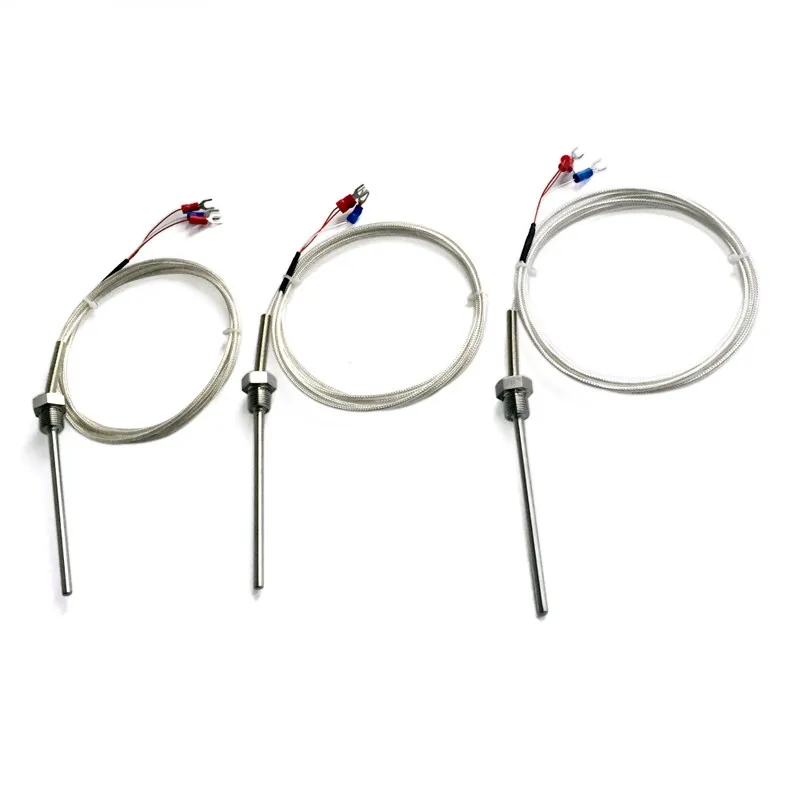 Thermocouple Type K 100m Pt100 Rtd With Protection Thermowell - Buy ...