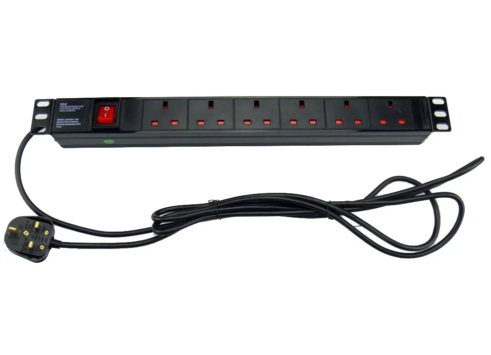 High Quality 6/8 Ways 19inch Pdu Germany Style Pdu Socket - Buy High ...