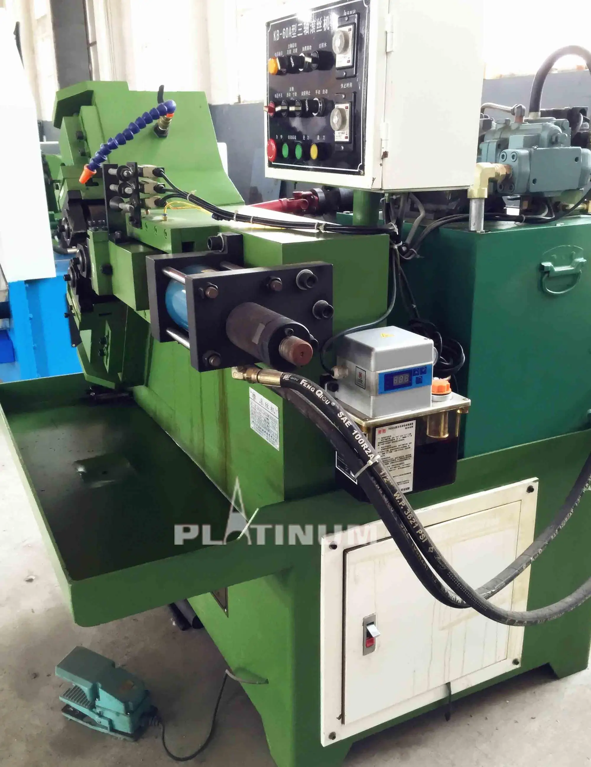 Cnc Tie Rod Pipe Tube Bolt Die Roll Threading Forming Knurling Machine ...