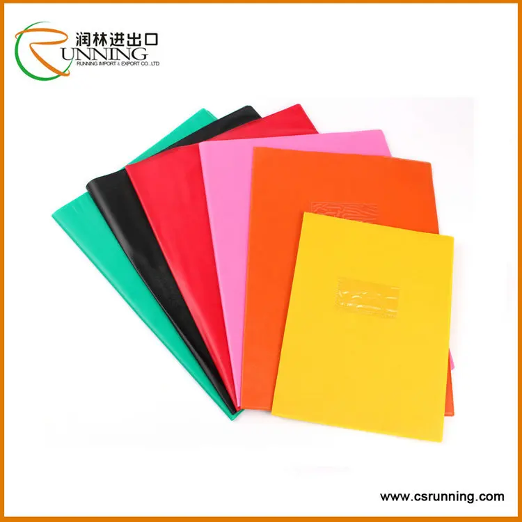 Custom Quality Solid Book Cover Plastic Book Sleeve With Beautiful ...