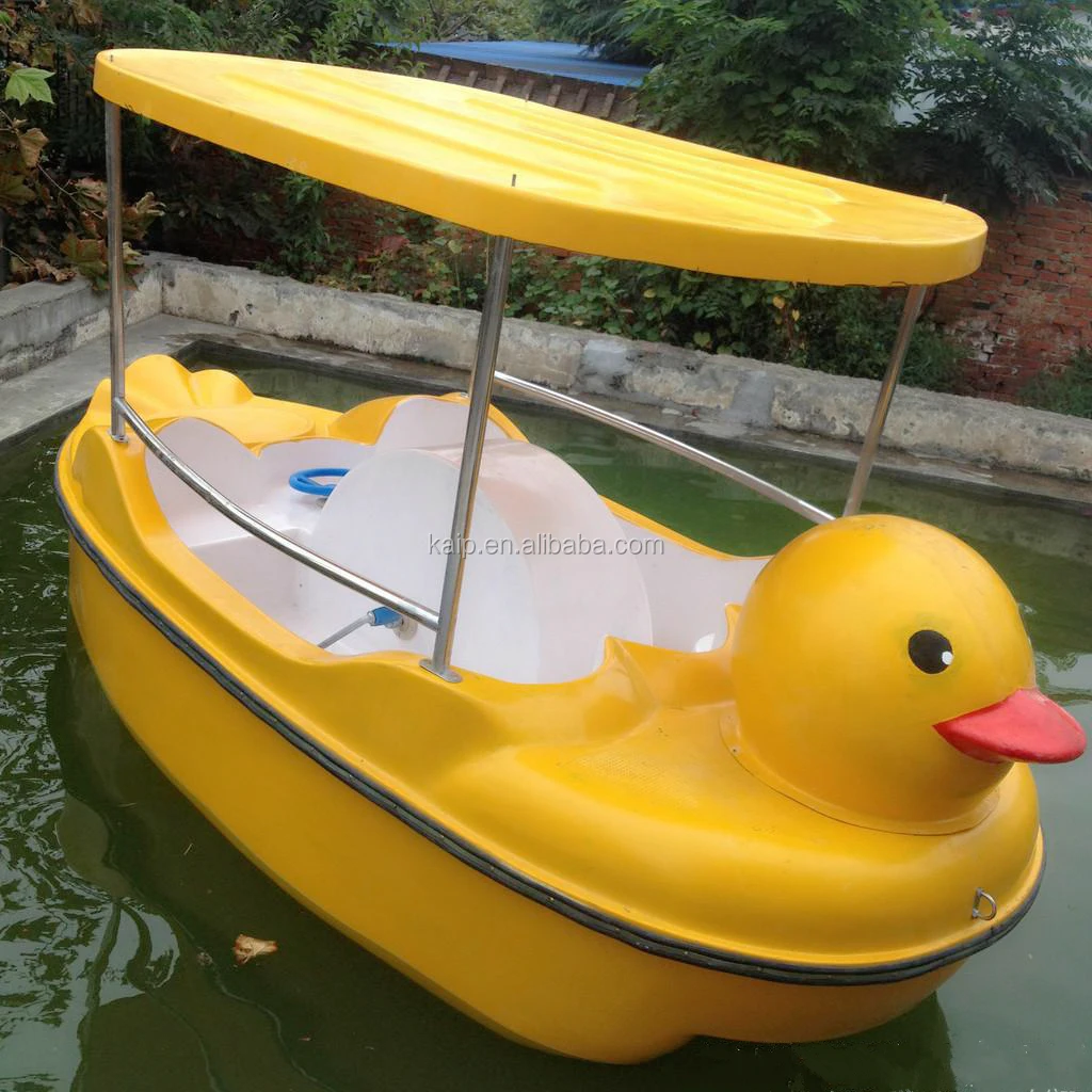 Yellow Duck Pedal Boat for Amusement Park - Fun & Speed