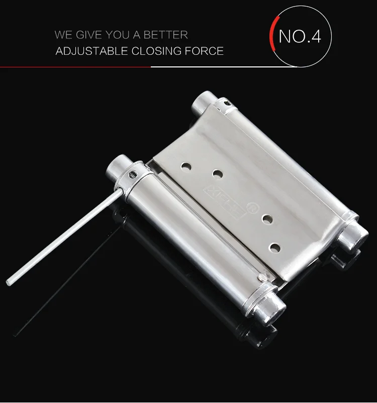 Stainless Steel Two Way Self Closing Double Action Spring Hinge For ...