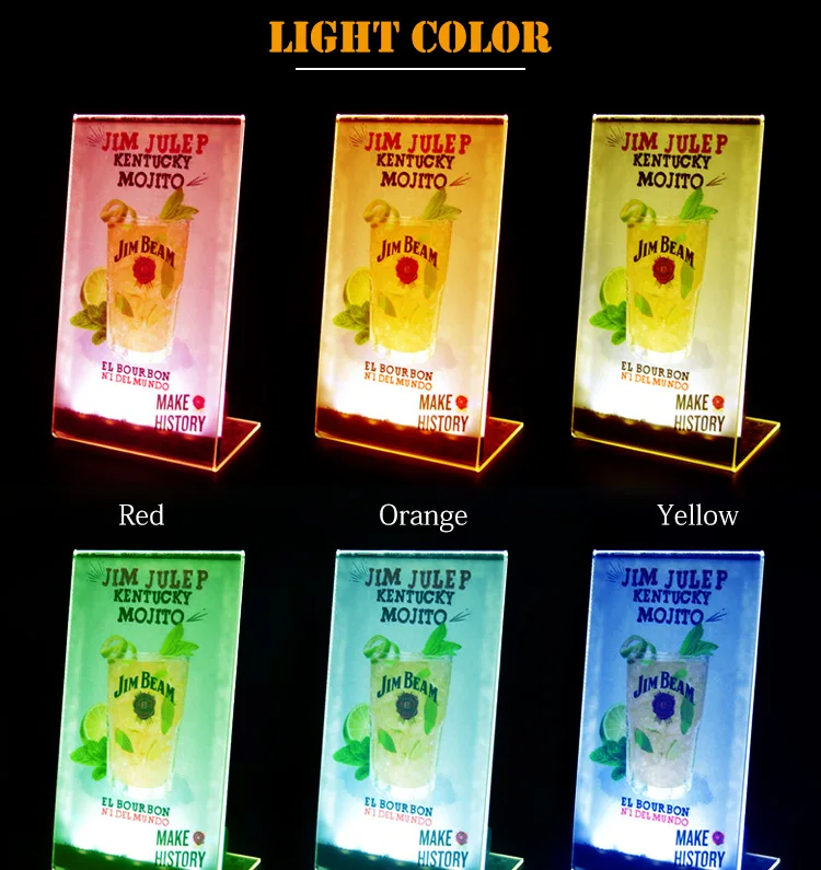 Transparent Restaurant Acrylic Table Menu Display Holder Stand T Shape ...