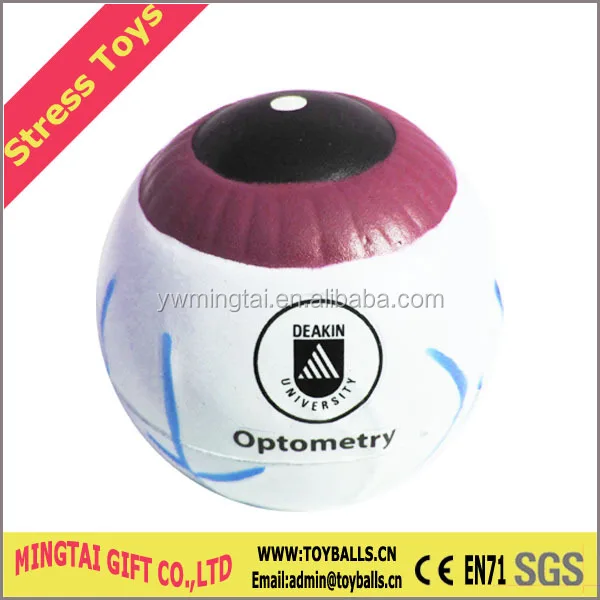 Pu Eyeball Shaped Stress Ball,Stress Reliever Toys - Buy Eyeball Shaped ...