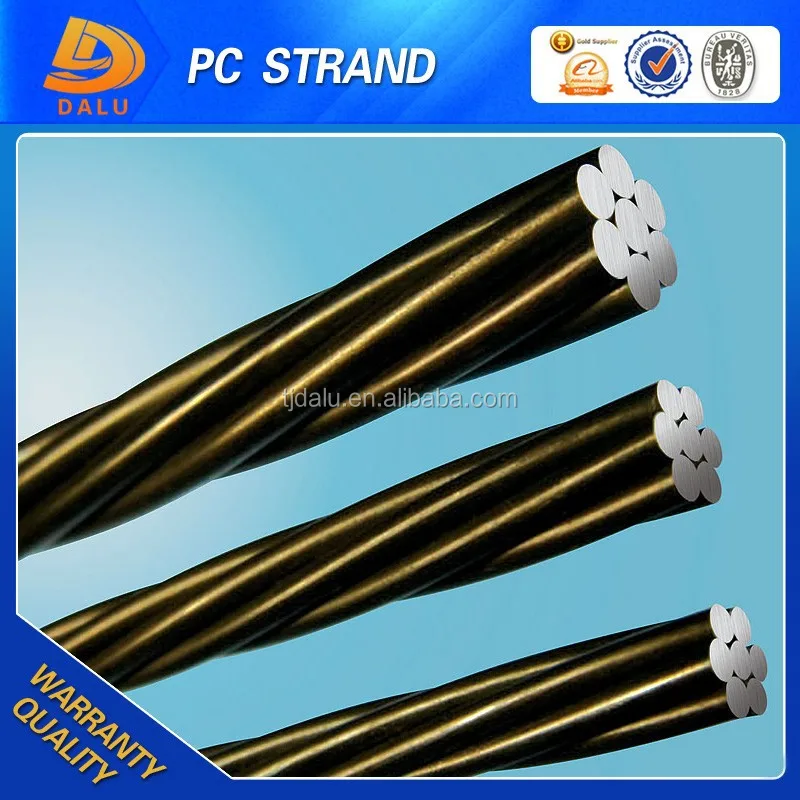7 Wire 9.3mm 9.53mm Pc Strand Prestressed Tendon Wire - Buy 15.24 Mm Pc ...