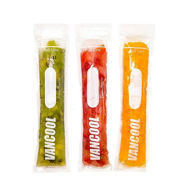 Ice Pop Clear Popsicle Wrappers Plastic Packaging Zip Bags - Buy Ice ...