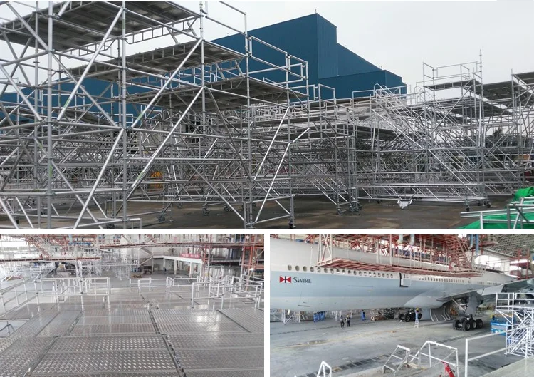 Aircraft Maintenance Access Platforms Scaffolding For The Aviation ...