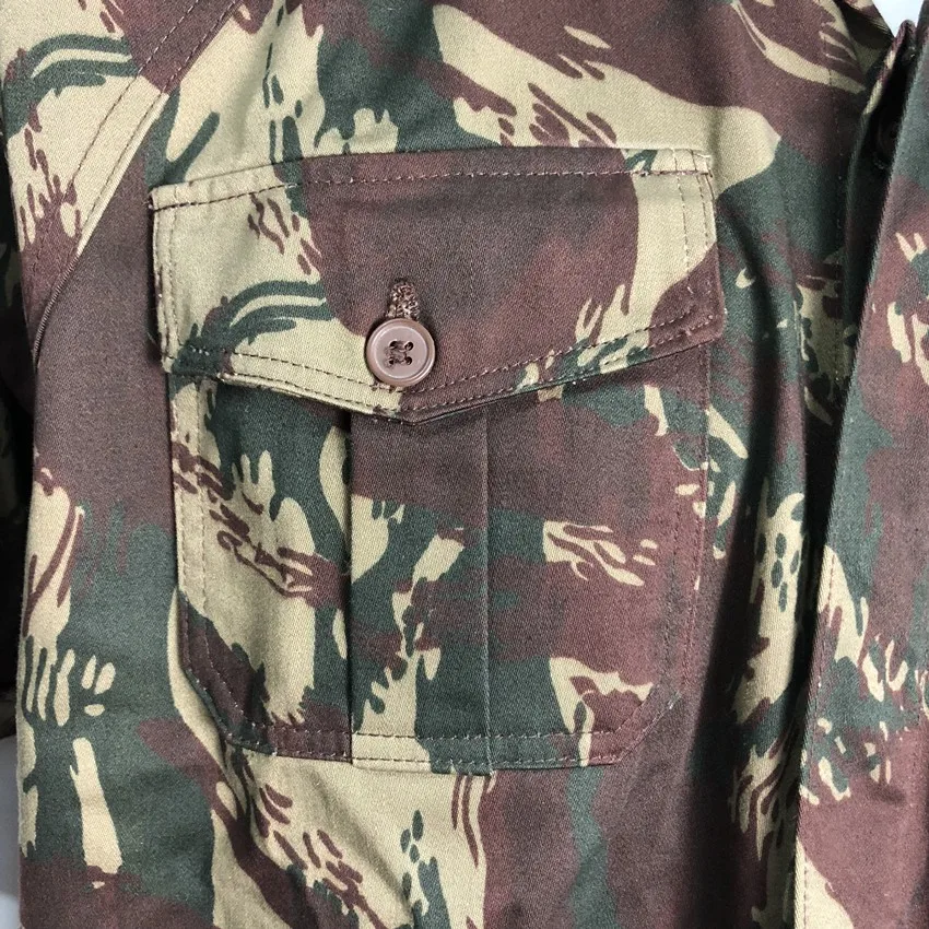 Jinteng Cvc Twill Fabric Brazil Lizard Jungle Camouflage Short Sleeve ...