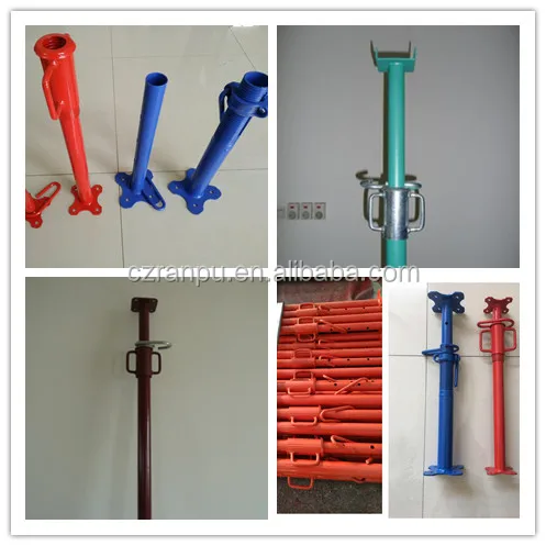 0 Steel Prop Building Construction Formwork Prop For Concrete Slab ...