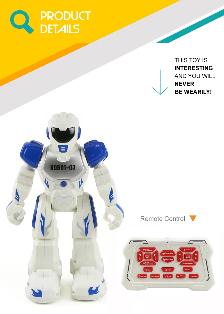 Sound and Light Intelligent Toys Remote Control Fighting Robot for Kids