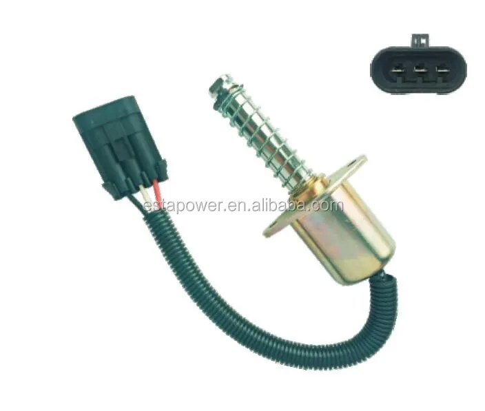 Solenoide de combustible del motor 6681512 12V 6690563 12V Solenoide de ...