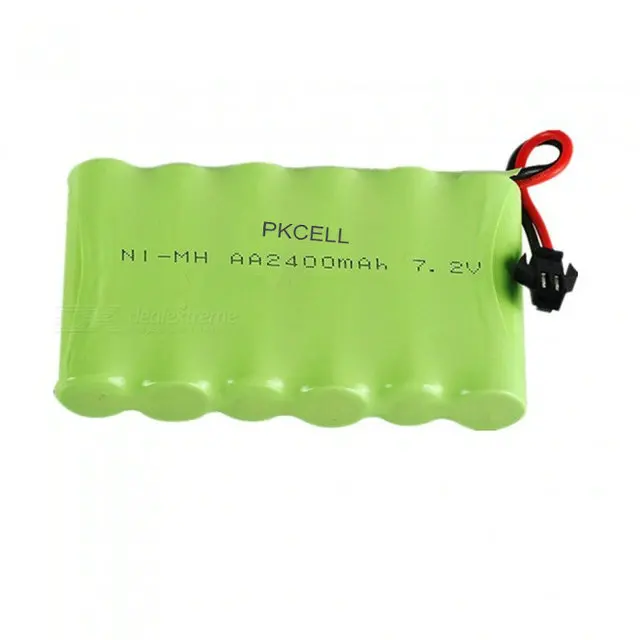 7.2V 2400mah Rechargeable Battery Pack for Remote Control Toys