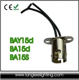 Ba15d Bay15d Ba15s Led Lampholder Brass Material Light Socket Marine ...