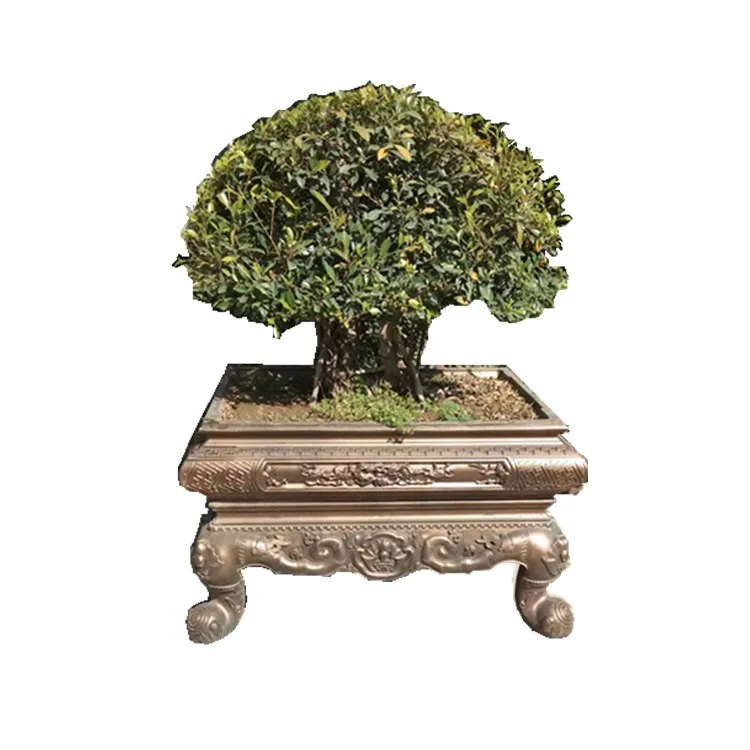 Exquisite Ornamental Chinese Style Antique Precast Concrete Pot Plant ...