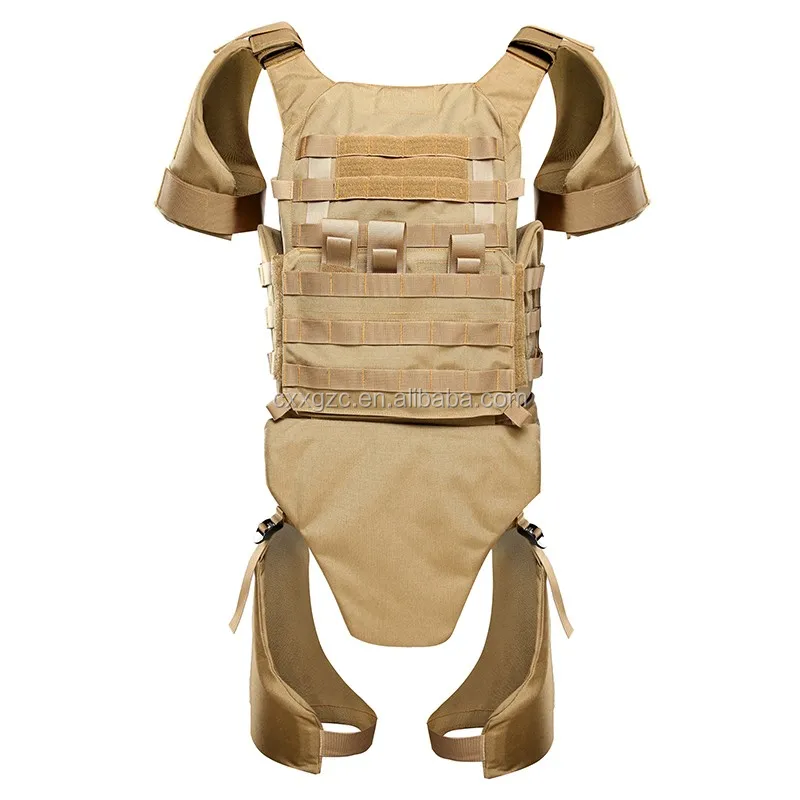Military Army Full Body Armor Ballistic Vest Bulletproof Nij Level Iiia ...