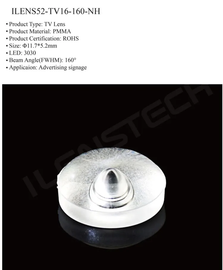 12mm Led Lens 3030 Led Backlight Tv Lens For Led 3030 Made In China ...