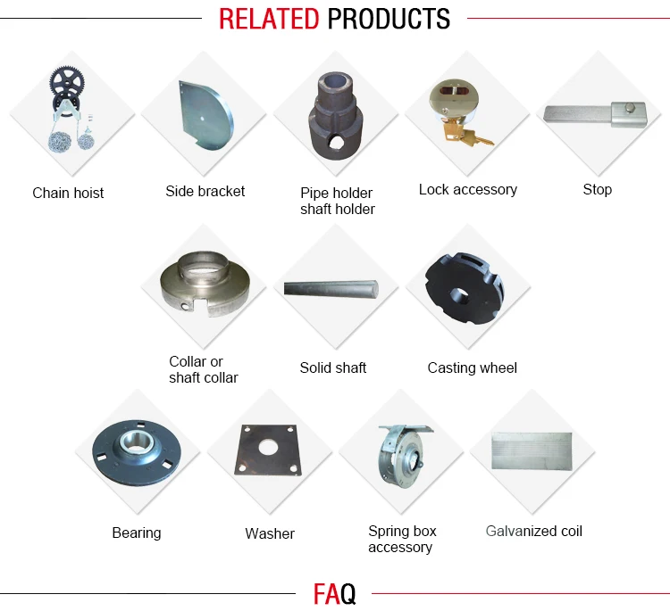 Roller Shutter Slat Metal End Cap Endlock for Rolling Steel Door Latch