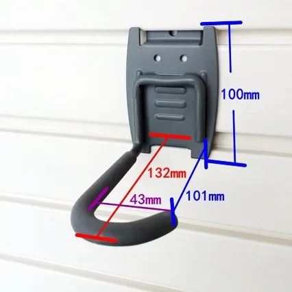 Heavy Duty Slatwall J Hook,bike Hook Garage Pvc Slatwall Panel ...