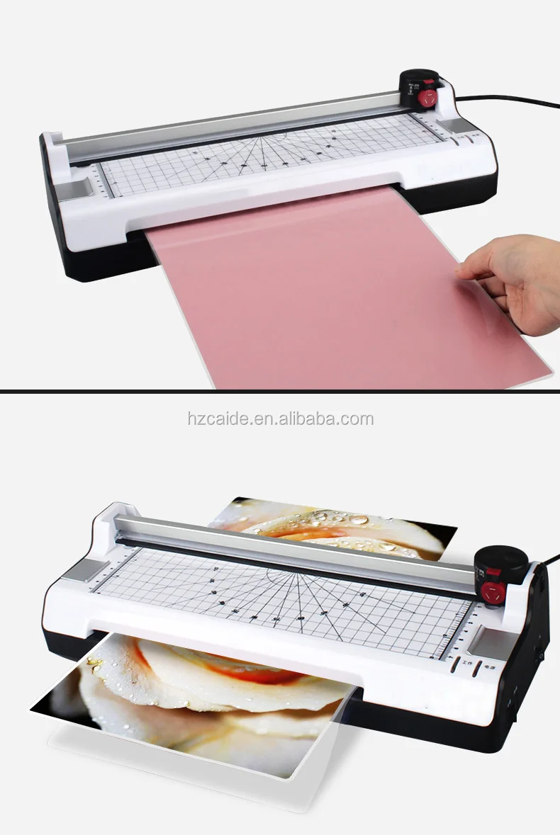 Office Using Automatic Thermal A3 Pouch Laminator With Paper Trimmer ...