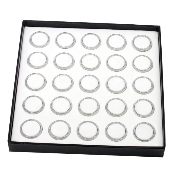 Gemtrue High Quality Gem Display Tray - Jar With Insert Foam Dk21633-25 ...