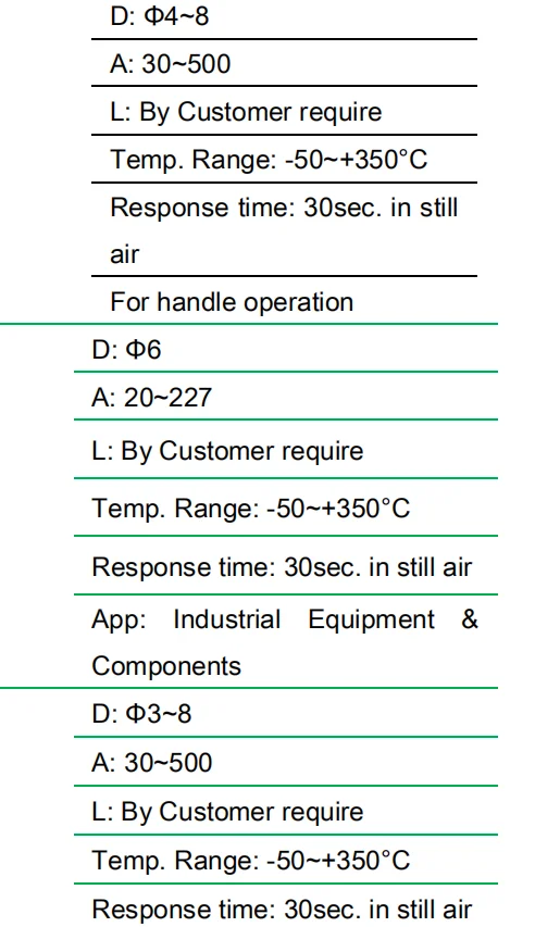 Focusens Rtd Pt1000 Pt500 Pt100 Class A B Temperature Sensor Meat Probe With Flexible Custom ...