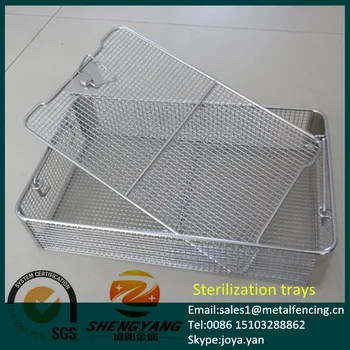 Solid Structure Disinfecting Trays Stainless Steel Wire Mesh ...