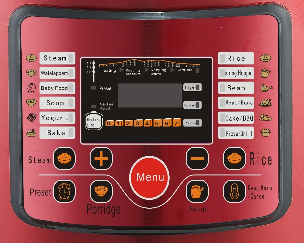 Electrical Pressure Cooker With Voice Indication - Buy Rice Cooker With ...
