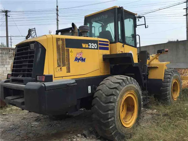 Japan Used Komatsu Wa320 Wheel Loader Komatsu Wa320-3 Wa320-5 Front ...