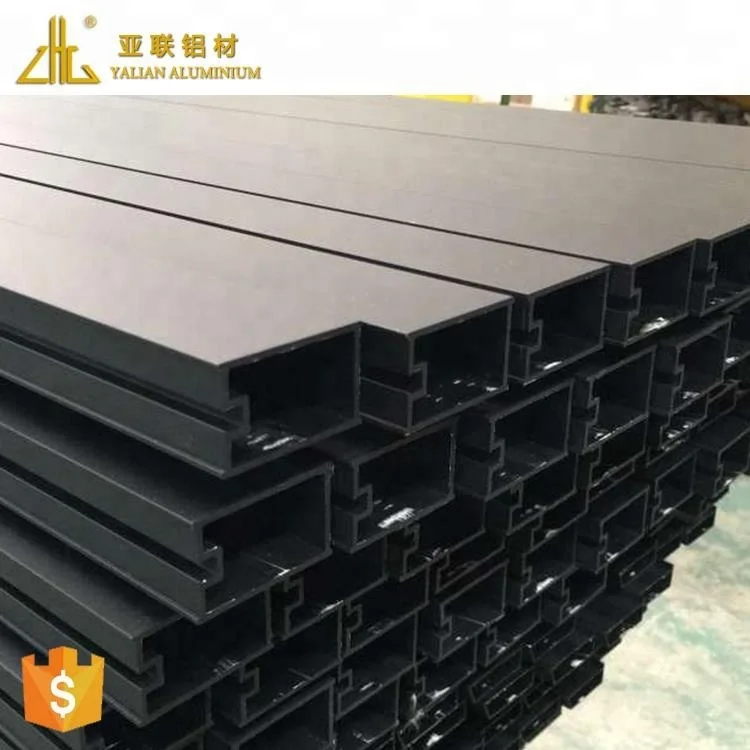 Hot! Aluminium Profielen Met Anodiseren, Zwart Aluminium Constructie ...